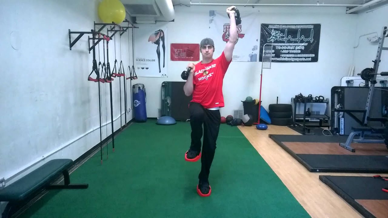 March in Place with Overhead Press - YouTube