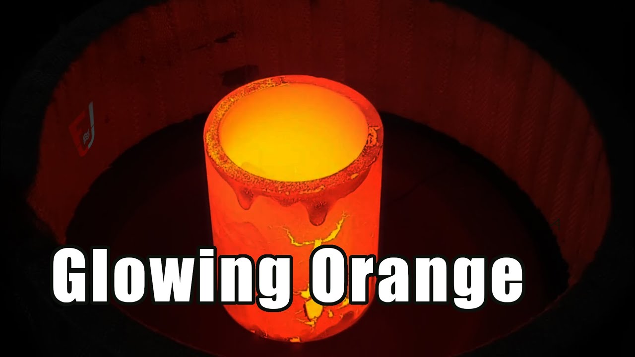 Induction Heating of Graphite Ring, Glowing Orange @ 1100 C - YouTube