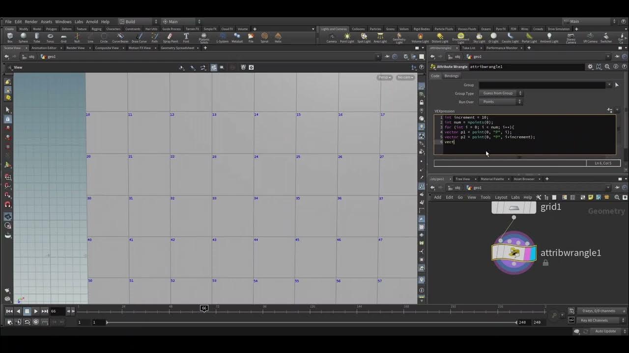 For Loops in VEX: Houdini Tutorial - Beginners - YouTube