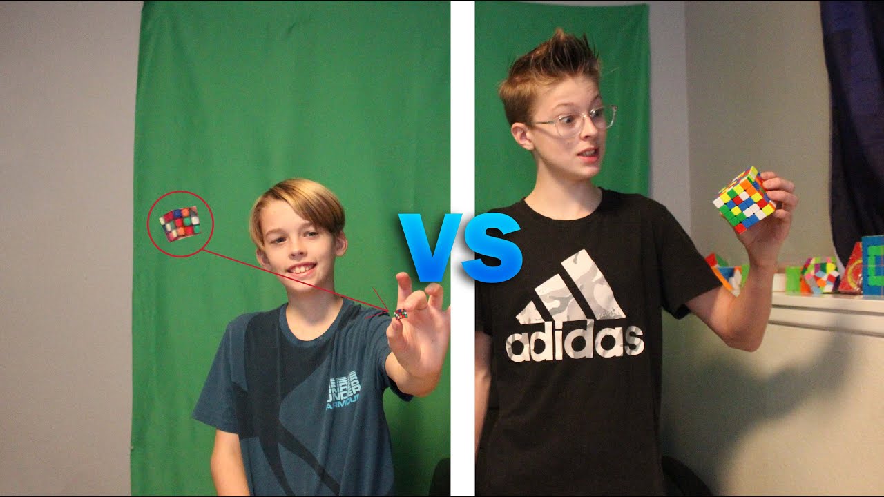 Big cube versus small cube - YouTube