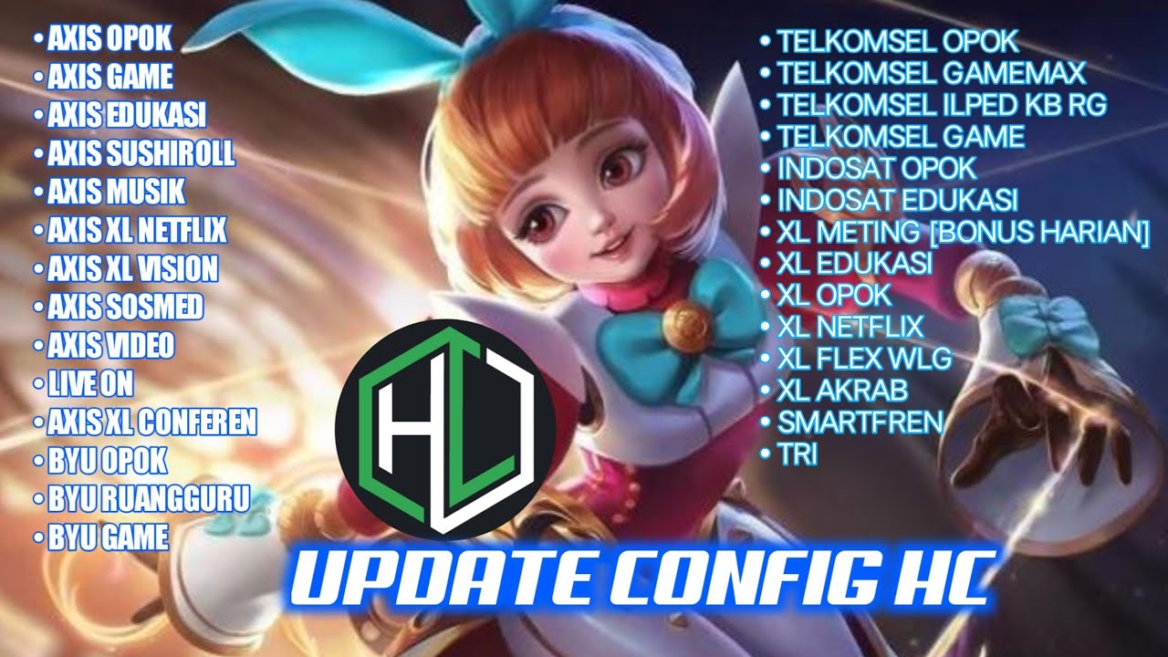 Update Config HC | axis xL Indosat Telkomsel dan Tri - YouTube