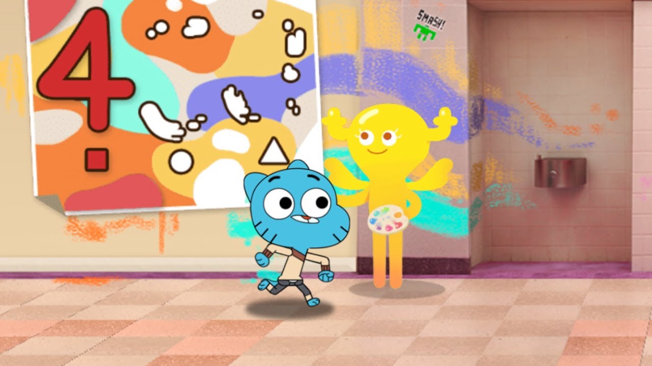 The Amazing World of Gumball: Darwin Rescue - Helping Penny Paint Her ...
