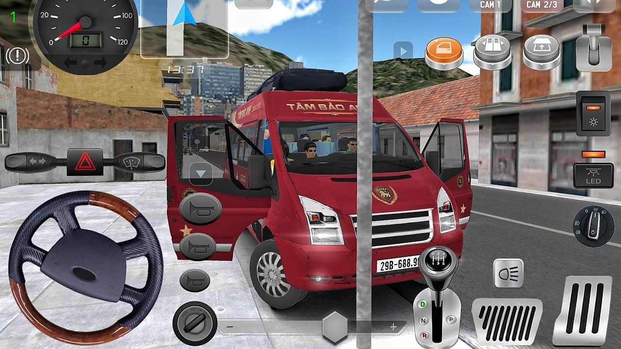 Real Ford Transit Games - Taxi Van Minibus Driving 3D - Minibus ...