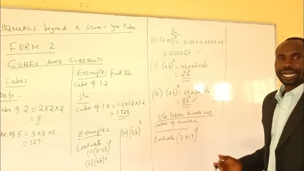 Cubes and Cube roots - YouTube