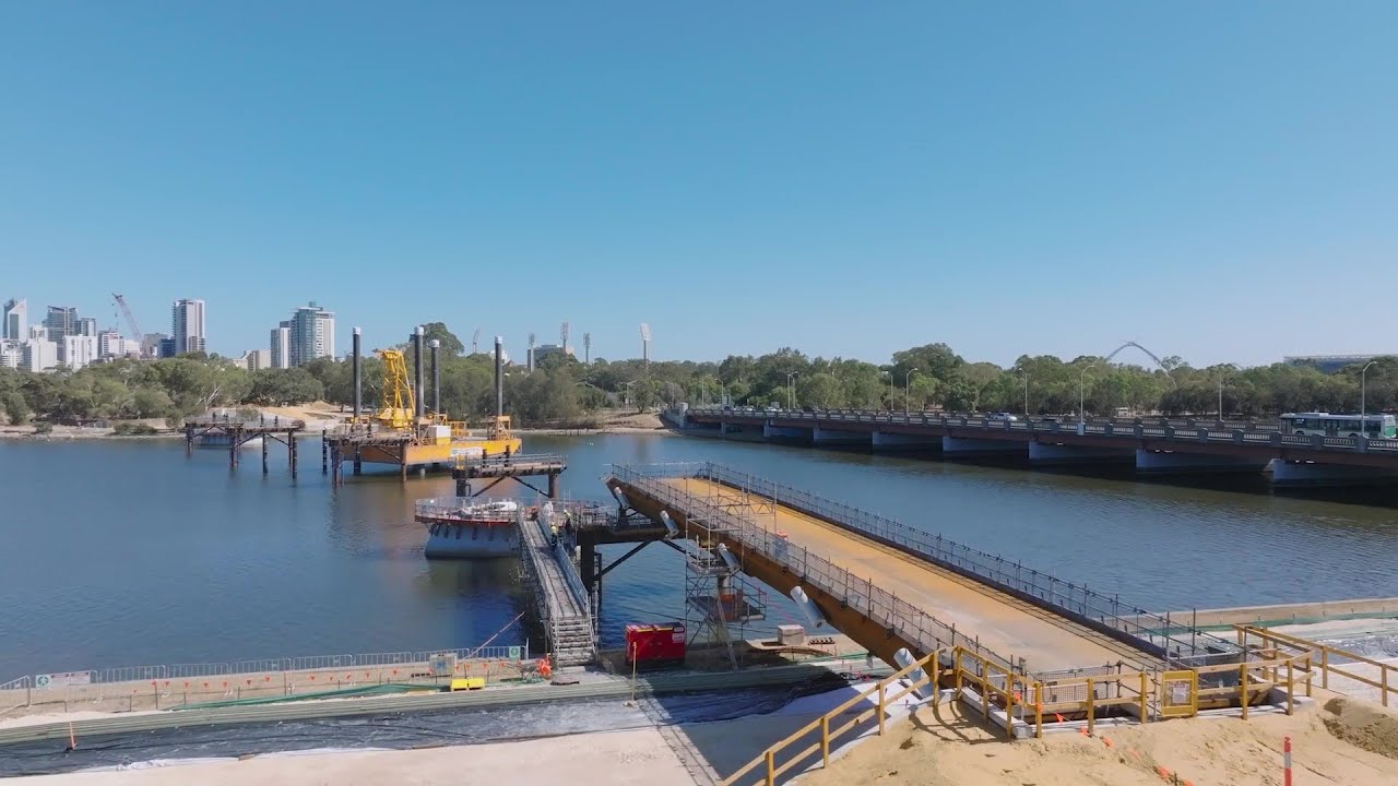 Causeway Pedestrian and Cyclist Bridges Media Event - YouTube