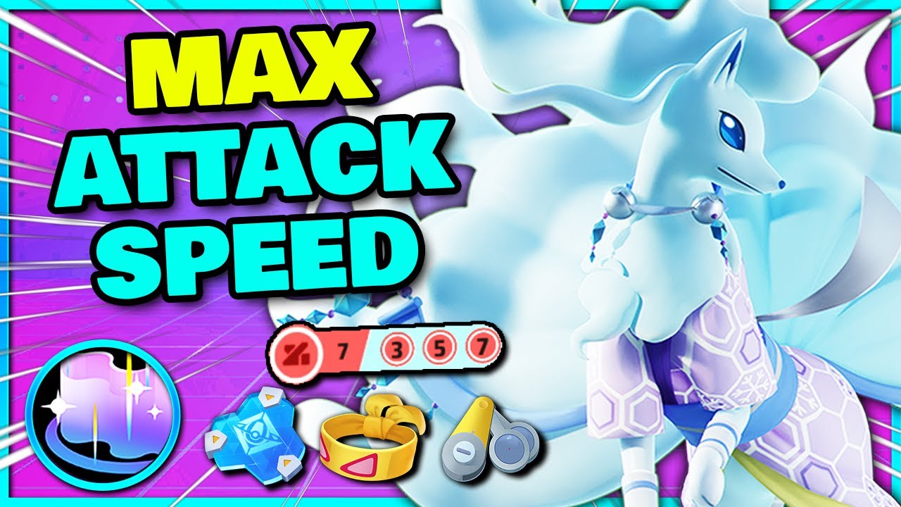 NINETALES WITH MAX ATTACK SPEED IS INSANE! | Aurora Veil + 7 Red Emblem ...