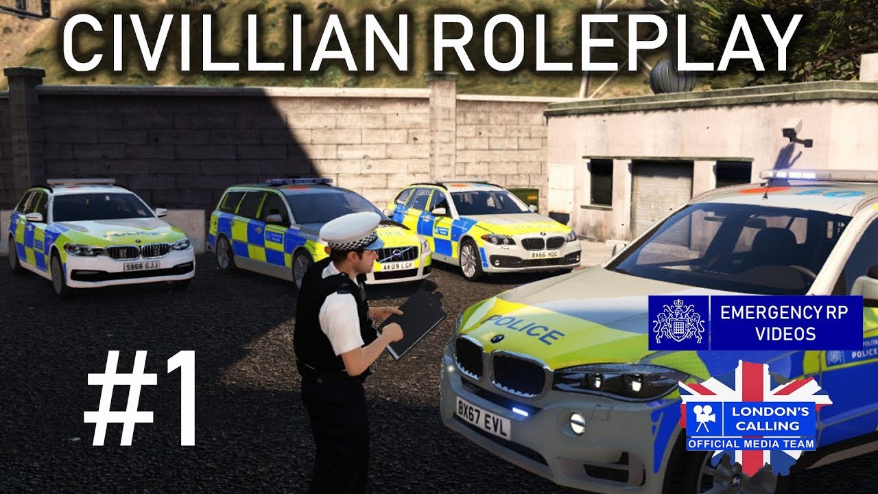 Londons Calling RPC | Moped Crash During Pursuit | Civillian Roleplay ...
