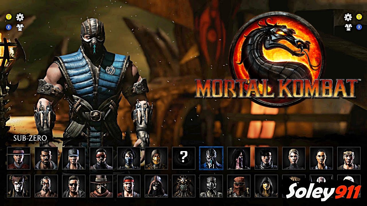 Mortal Kombat X all charachters ! [PC] - YouTube