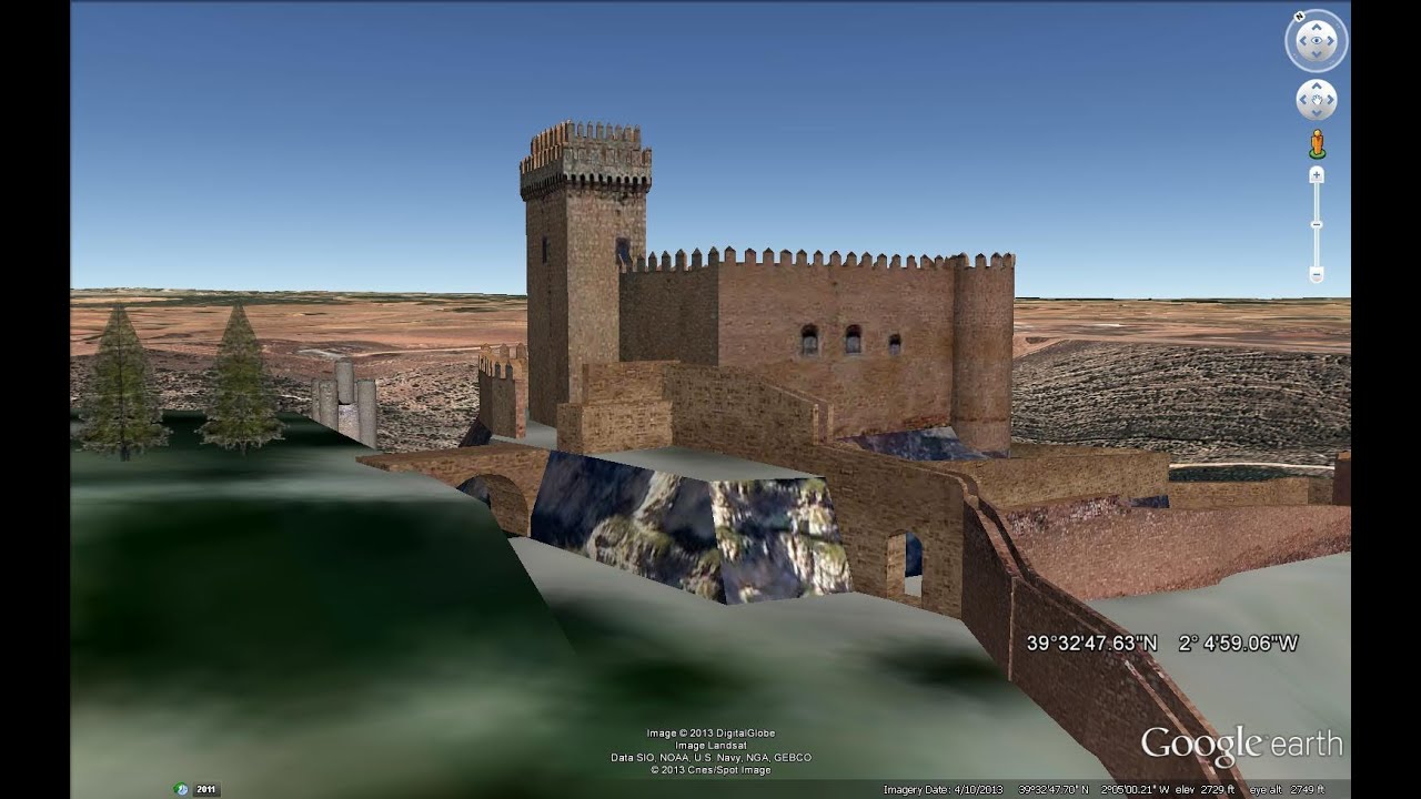 ANCIENT CASTLES OF SPAIN IN GOOGLE EARTH PART ONE ( 1/2 ) - YouTube