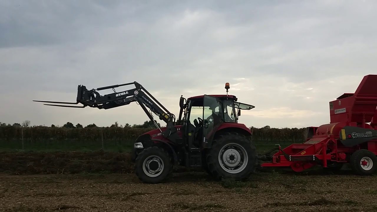 SOLMAX STEEL AGCO- PROFESSOR BEAN HARVESTING MACHINE - YouTube
