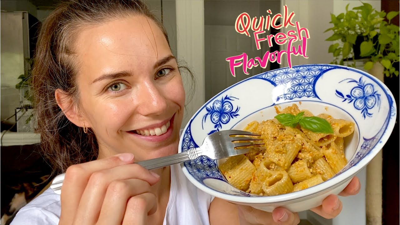 Fresh Pesto In 5 Minutes | Italian Modern Everyday Cooking With Mary ...