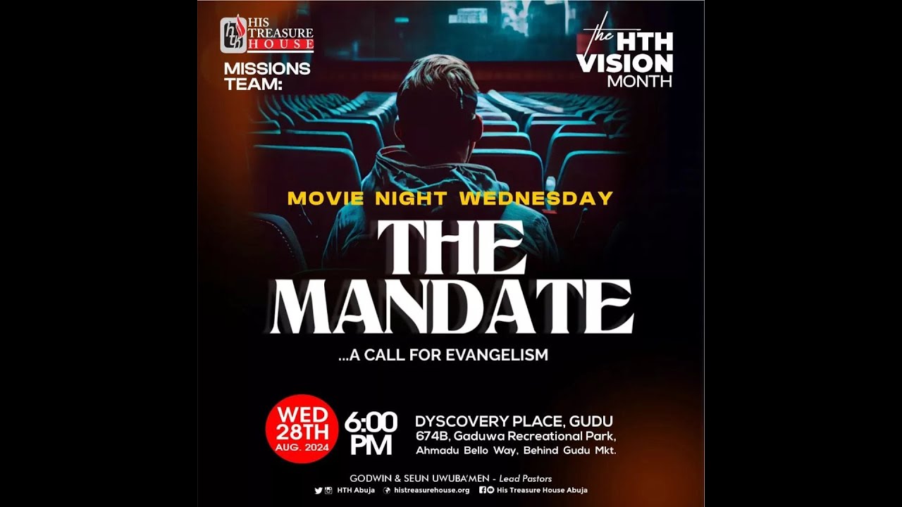 THE MANDATE | MOVIE NIGHT WEDNESDAY 28TH AUG 2024. - YouTube