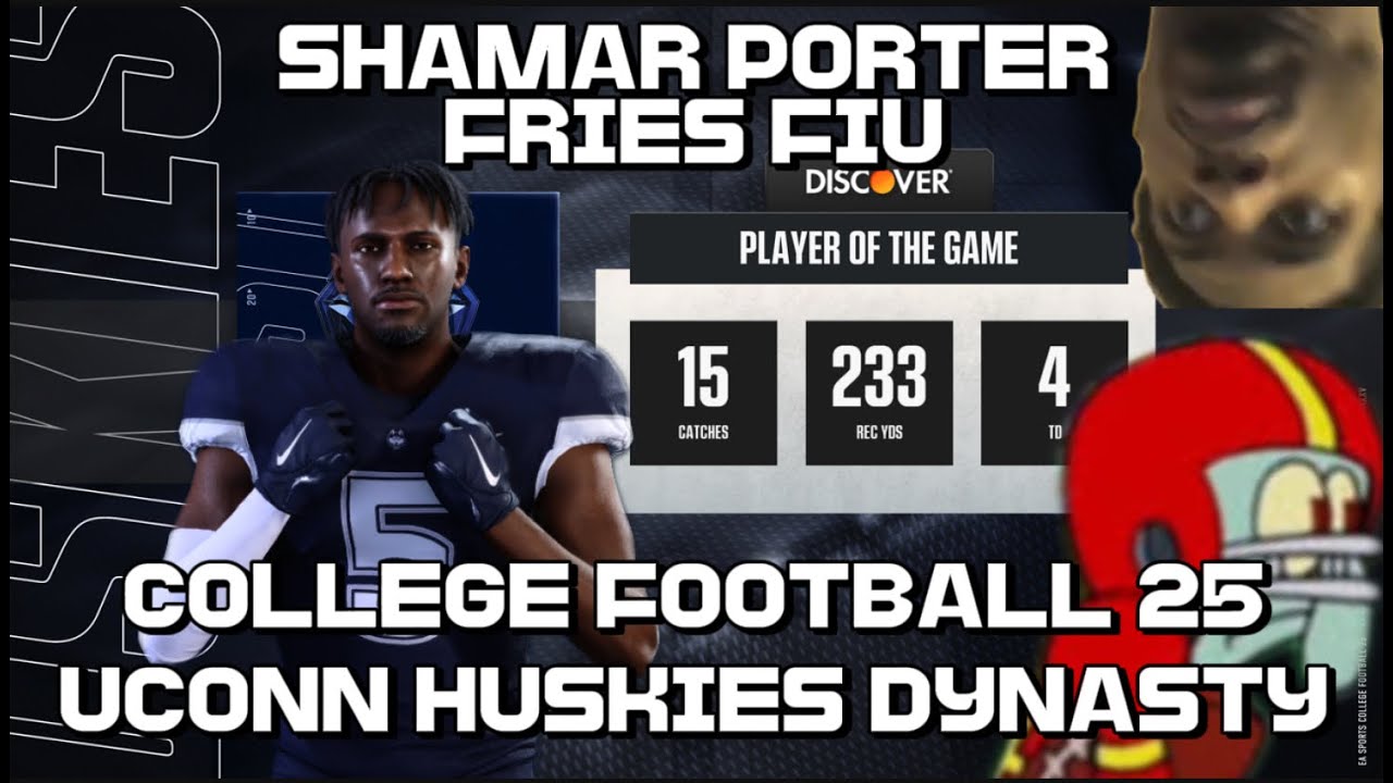 College #Football Highlights: WR Shamar Porter FRIES FIU - NCAA 25 ...