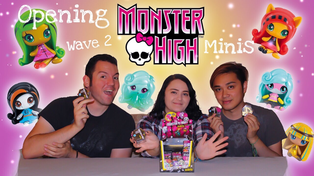 Opening *Wave 2* Monster High Minis - YouTube