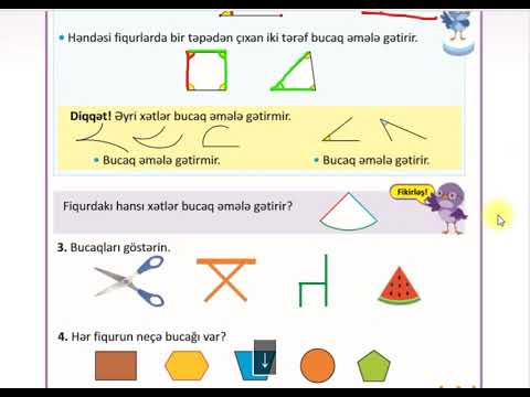 2-ci sinif  Riyaziyyat Həndəsi fiqurlar Səhifə 58-59-60