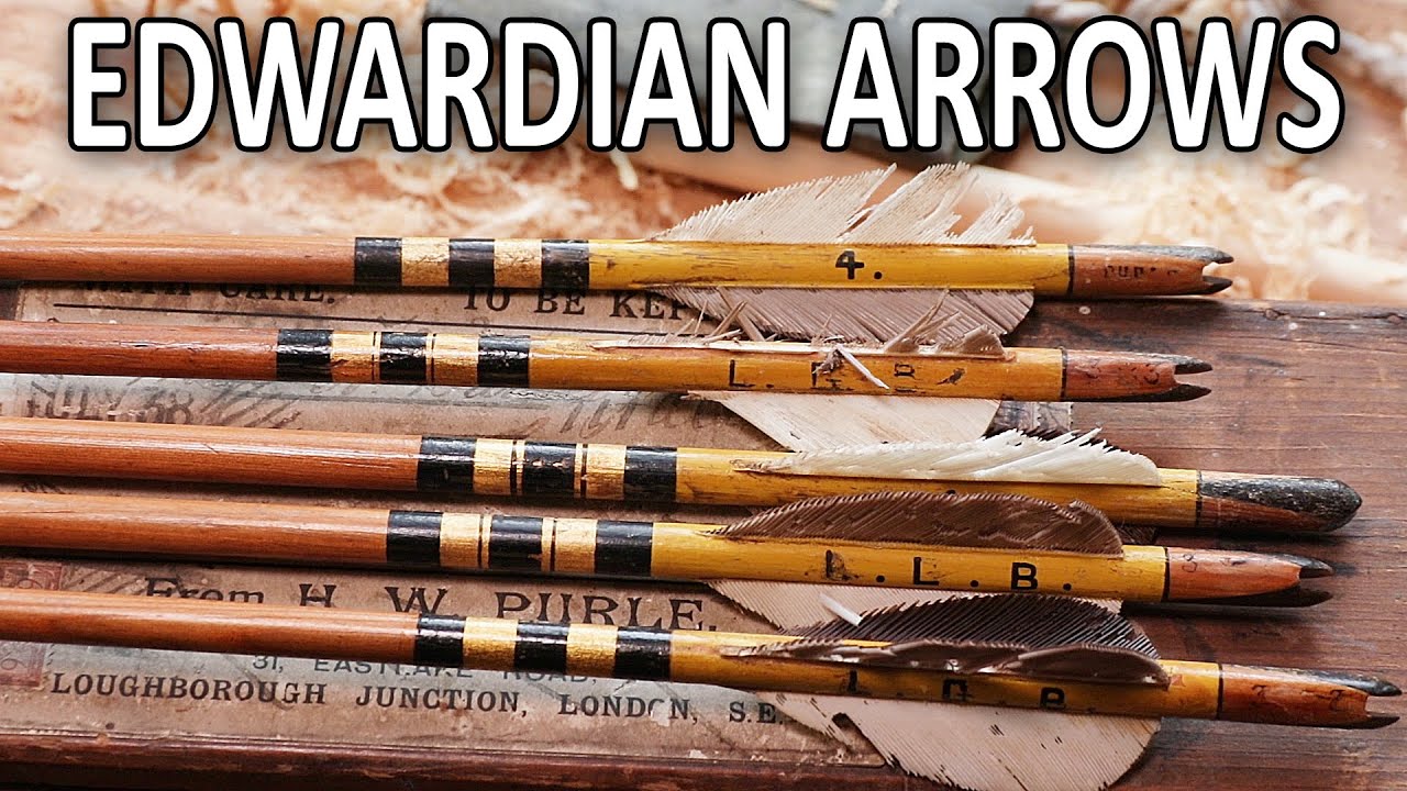 Antique Edwardian Longbow Arrows made by Purle - YouTube