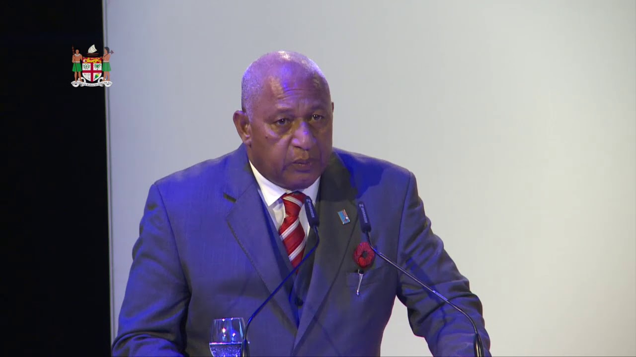 Fijian Prime Minister Frank Bainimarama Opens the Climate Planet ...