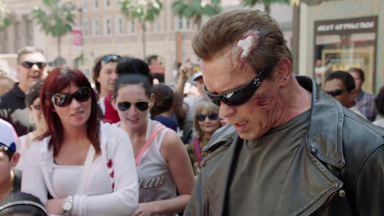Arnold Schwarzenegger Terminator Prank - YouTube
