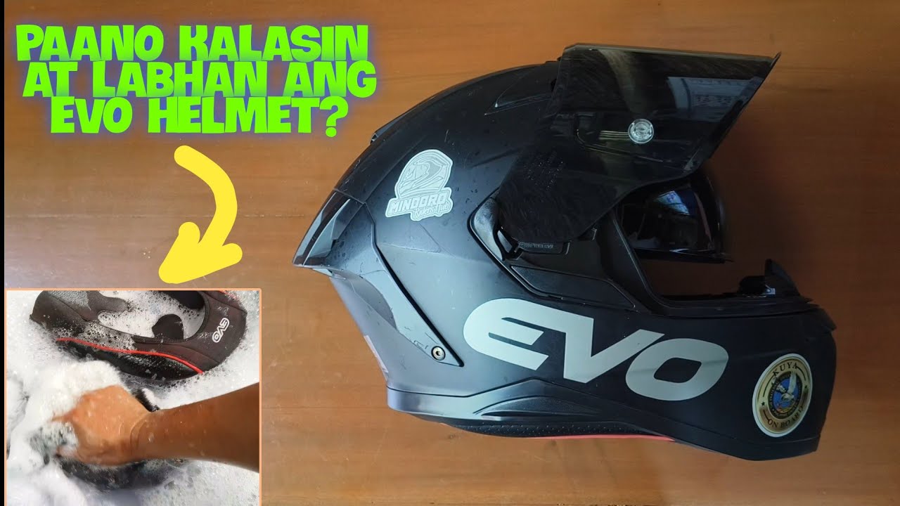 PAANO KALASIN AT LABHAN ANG EVO HELMET? - YouTube