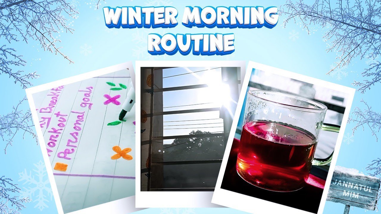 Winter Morning Routine|| aesthetic | Study | to do list | tea ☕ Mim ...