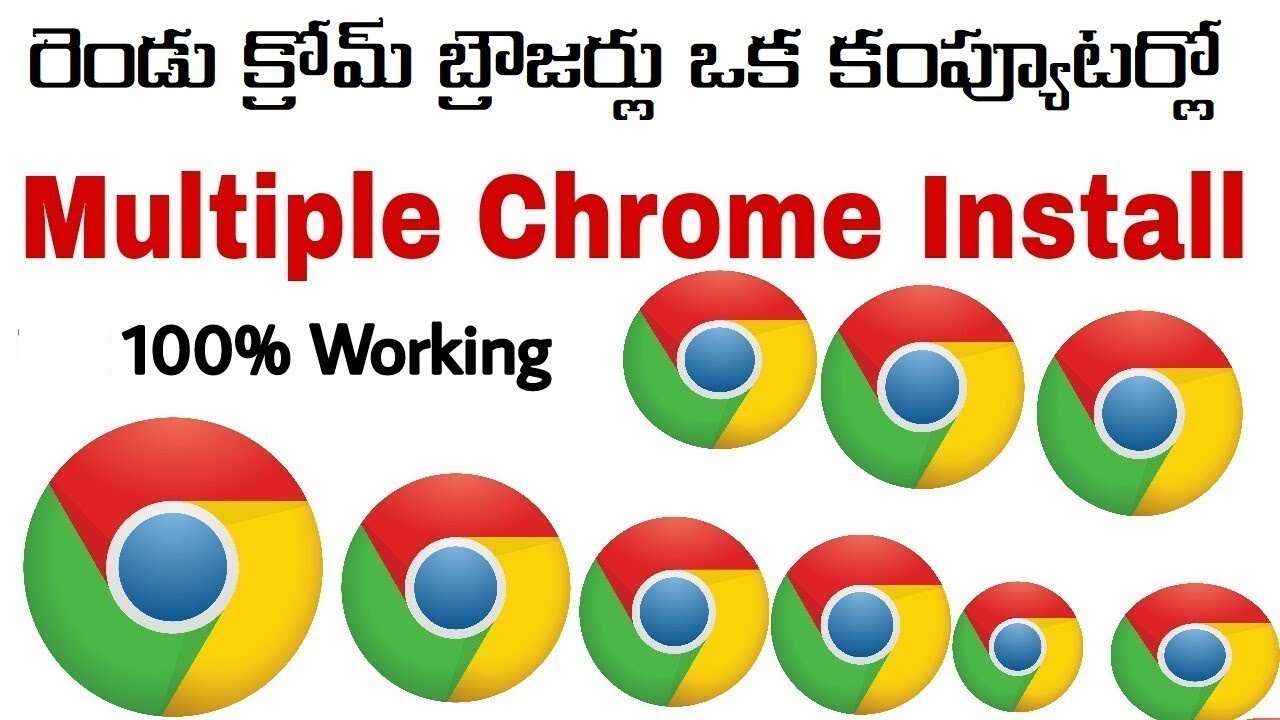 How to Install 2 Chrome Browsers in Pc/Laptop in Telugu | Telugu Tech Buzz - YouTube