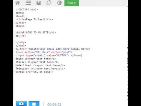 Screencast 2021 01 28 at 10 30 Tryit Editor v3 6 - YouTube