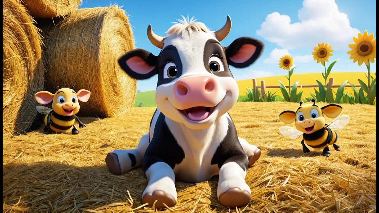 Baby Cow Goes Moo Moo Moo | Fun Cow Song for Kids | Toddler Rhyme About ...