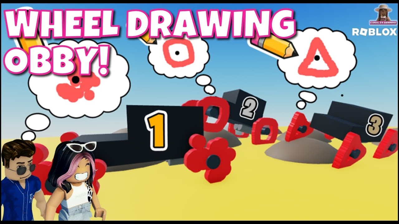 Wheel Drawing Obby - Mundo 1! 🔘 [Roblox] [Canal da Geninho] - YouTube