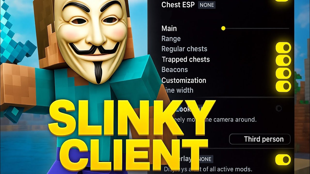 Best Free Minecraft Hack Client 2026 - Showcase + Gameplay - Slinky ...