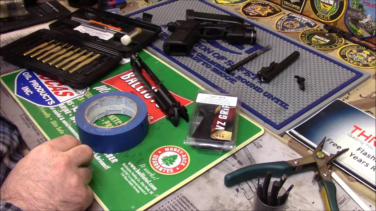 Wilson Combat low profile safety install Beretta M9 - YouTube