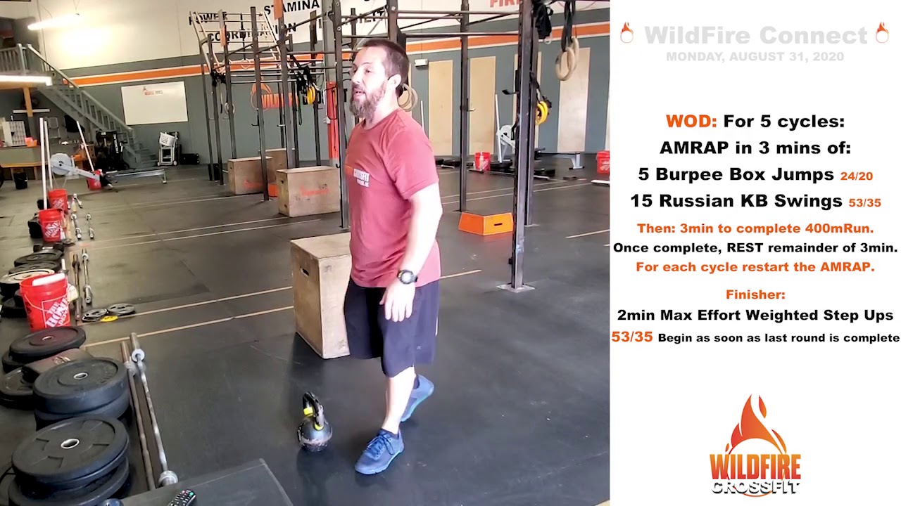 Monday, August 31st WildFire CrossFit Workout - YouTube