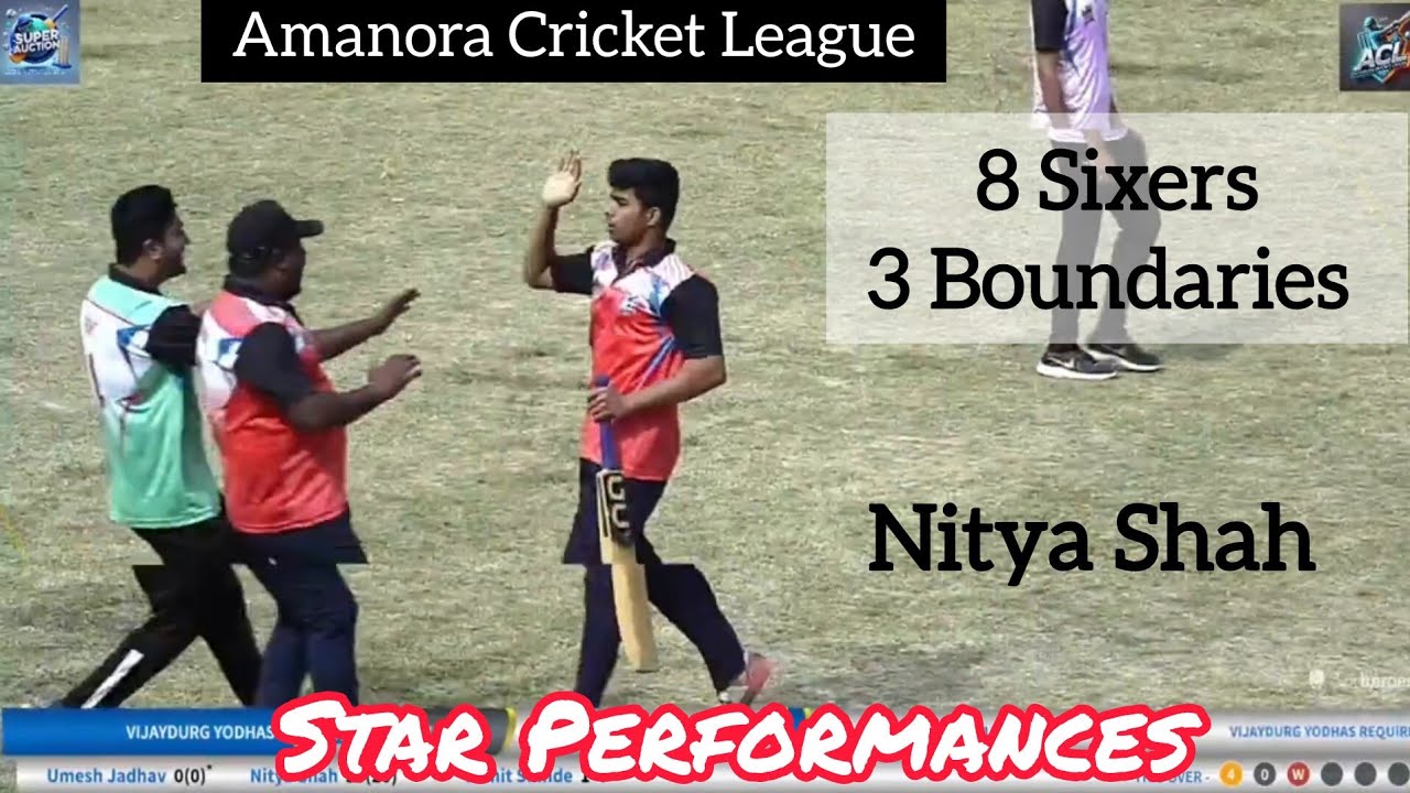 8 Sixers and 3 boundaries by Nitya Shah | Star Performance - Amanora ...