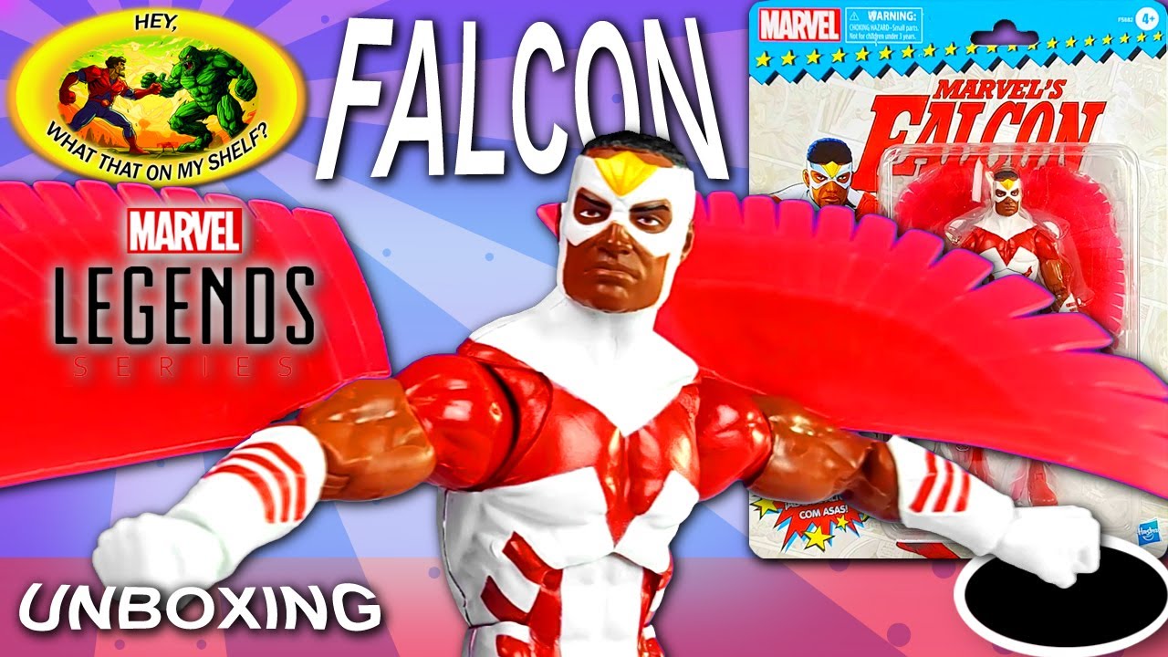 UNBOXING - Marvel Legends - FALCON - Hasbro - Action Figure - Sam ...