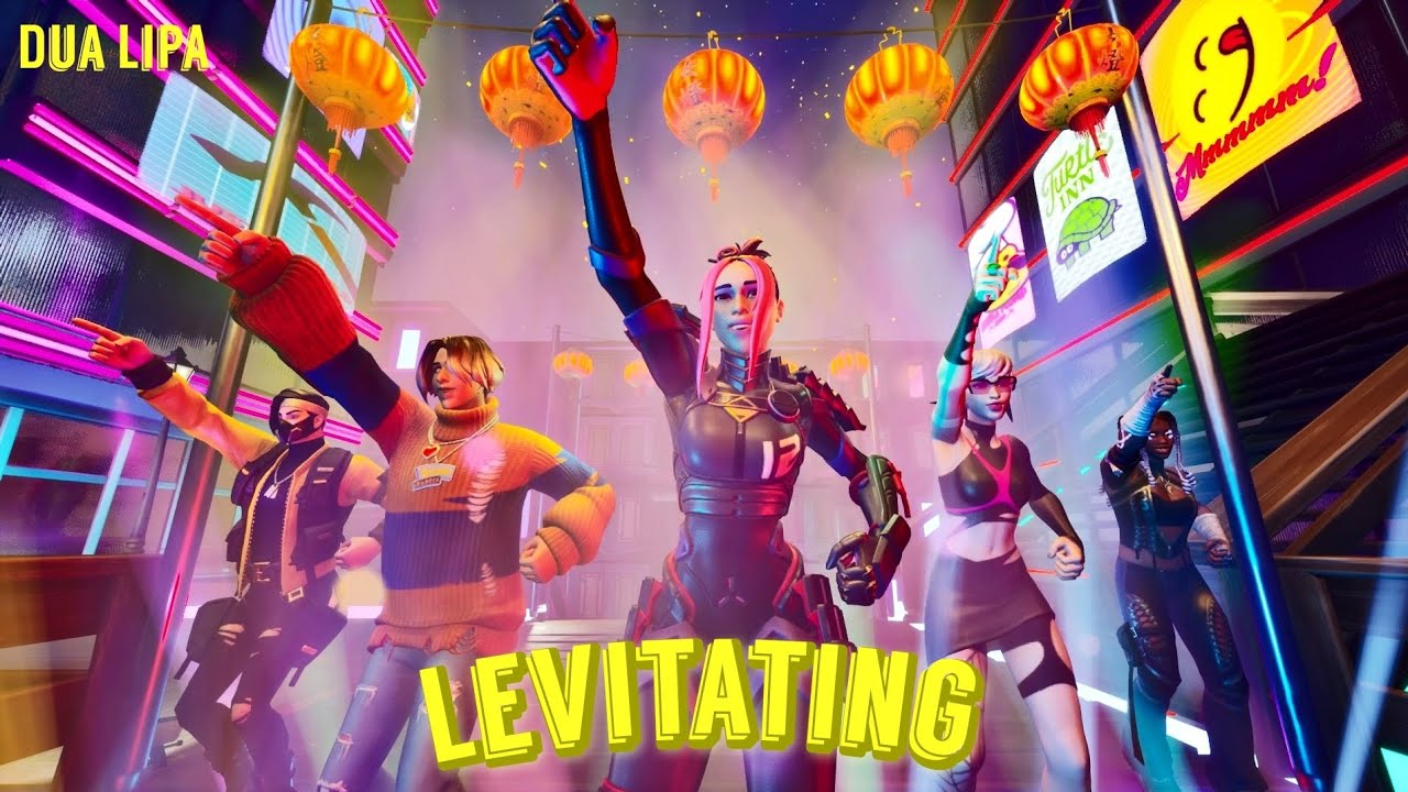 Dua Lipa - Levitating (Fortnite Music Video by Crazy Cat) - YouTube