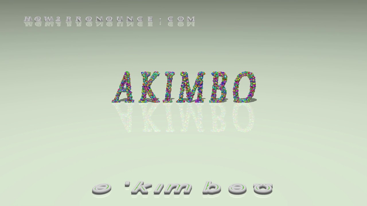 akimbo - pronunciation + Examples in sentences and phrases - YouTube