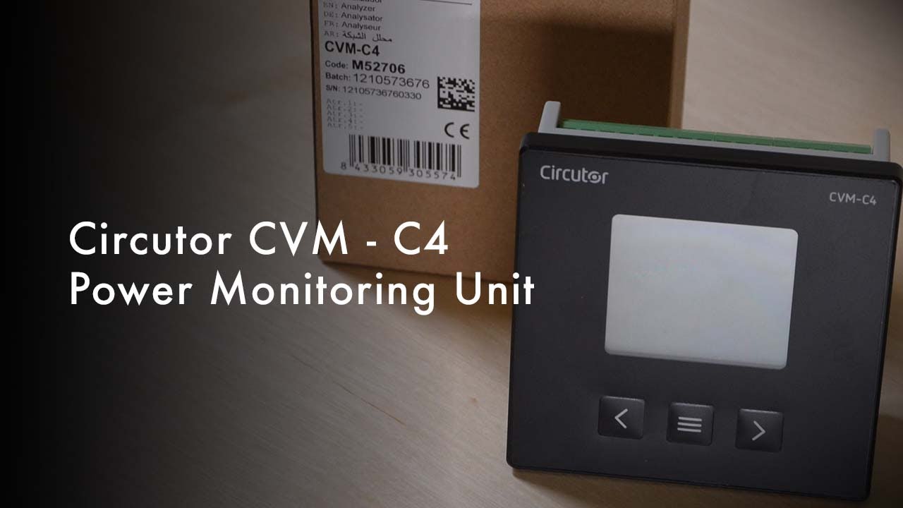Circutor CVM-C4 Power Monitoring Unit (3E DUBAI) - YouTube