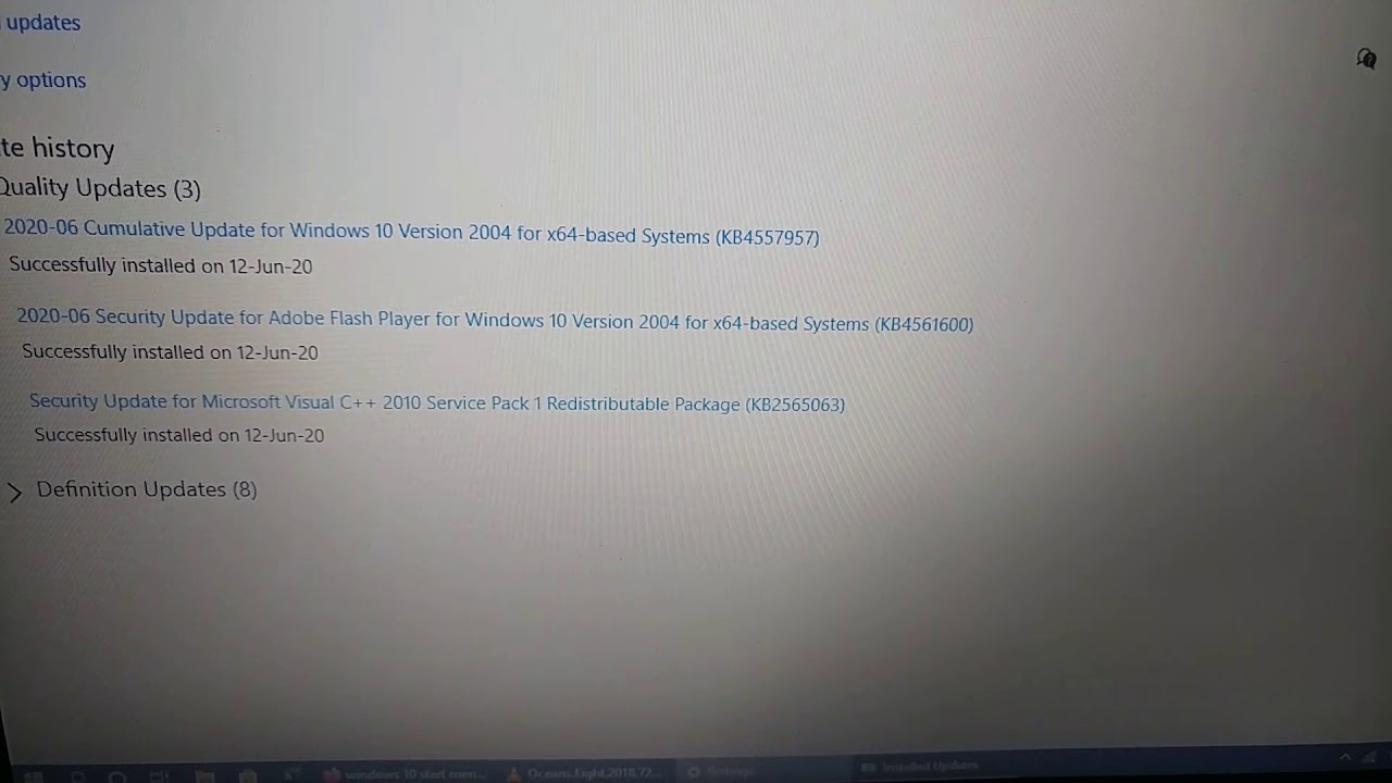 Windows 10 start menu critical error fixed. - YouTube