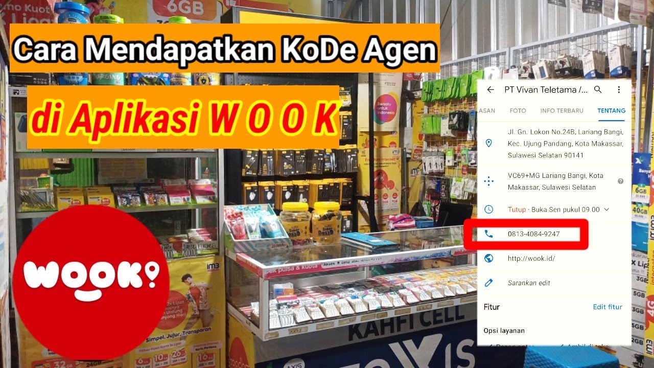 Cara Mendapatkan Kode Sales di Aplikasi WOOK, biar dapat harga RESELLER ...