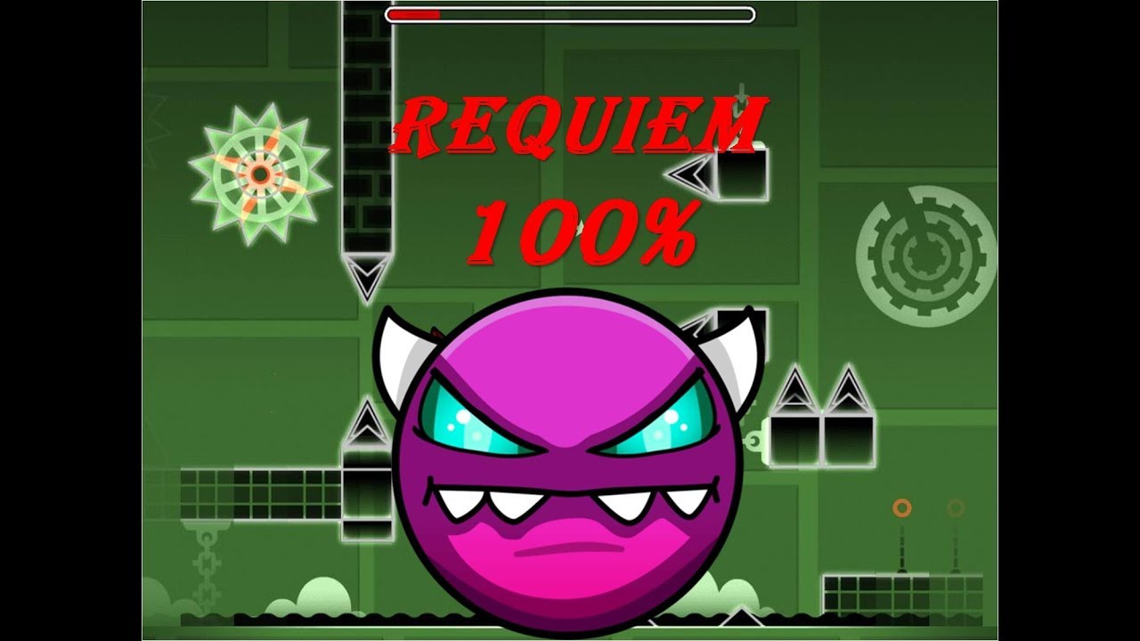 Geometry Dash - Requiem [PC] [Medium Demon] - YouTube