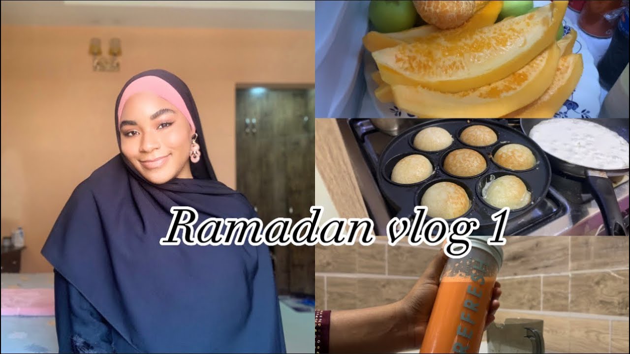 Ramadan vlog 1: first days of ramadan/ lots of cooking - YouTube