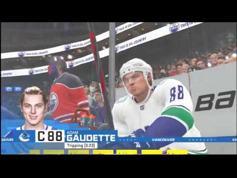 (EA SPORTS NHL 20) PS4 Season Gameplay (Vancouver Canucks vs Edmonton ...