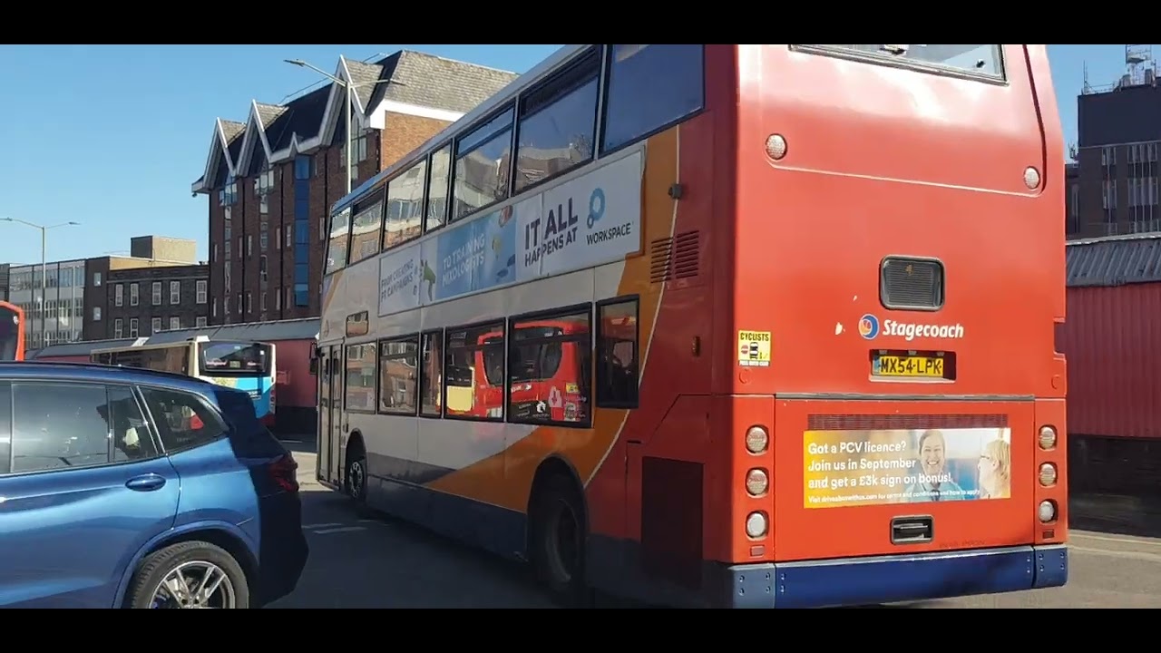 Here is the stagecoach bus 18184 on the number 1 in Guildford Saturday ...