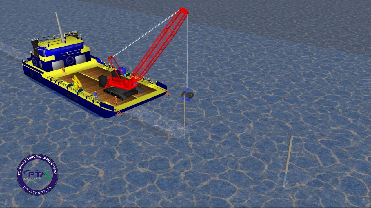 DREDGING AND LAYING PIPE PT.PTM - YouTube