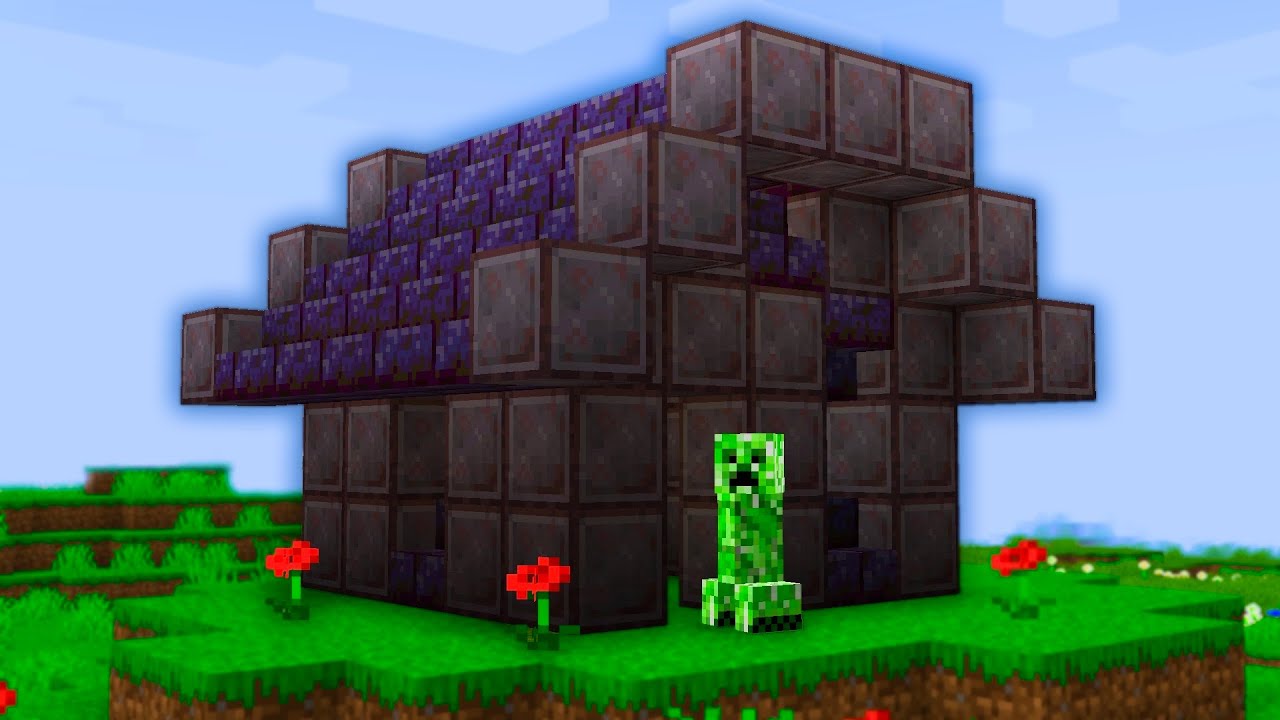 I Built A Netherite House In Minecraft - YouTube
