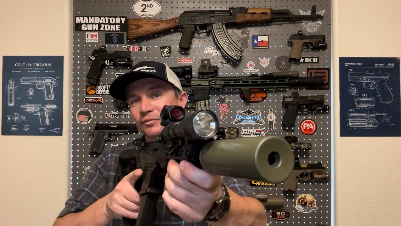 Suppressed 9mm AR - The MOST Fun Gun I Own? - YouTube