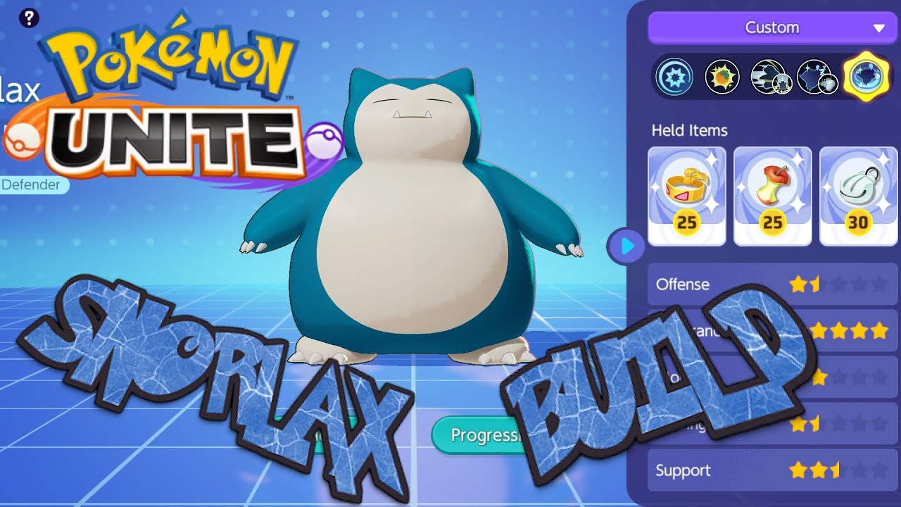 *NEW Snorlax Build: Heavy Slam / Yawn | Ranked - Pokémon Unite - YouTube