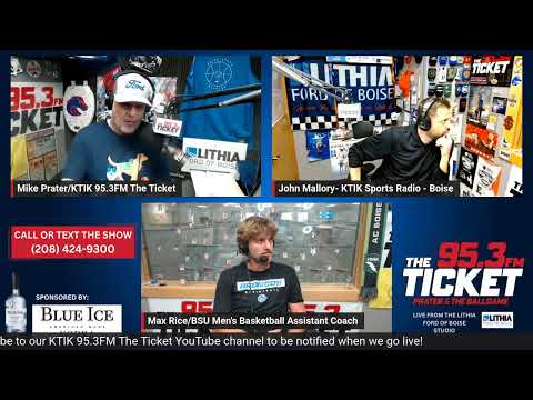 PRATER & THE BALLGAME, JUNE 4: MAX RICE - IN STUDIO - LAUNCHING HIS COACHING CAREER