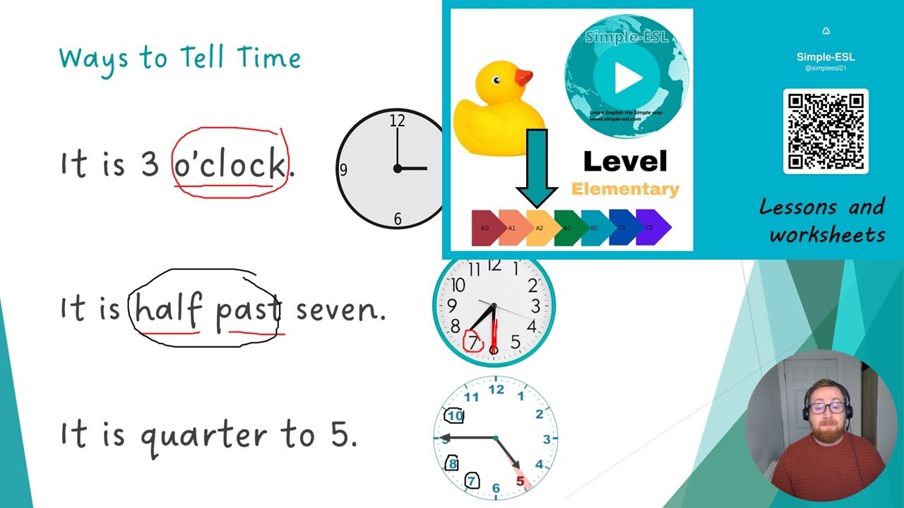 Asking for and Giving Information, Telling Time - YouTube