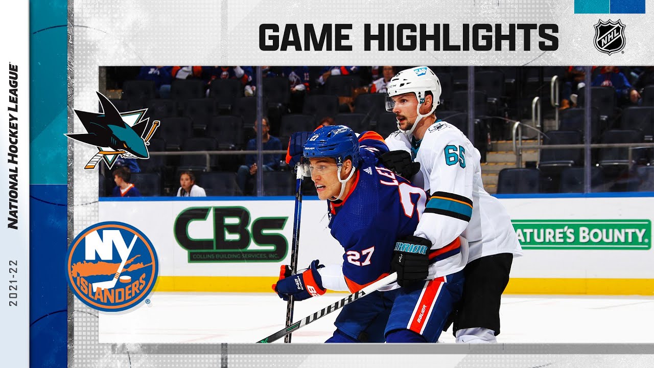 Sharks @ Islanders 12/2/21 | NHL Highlights - YouTube