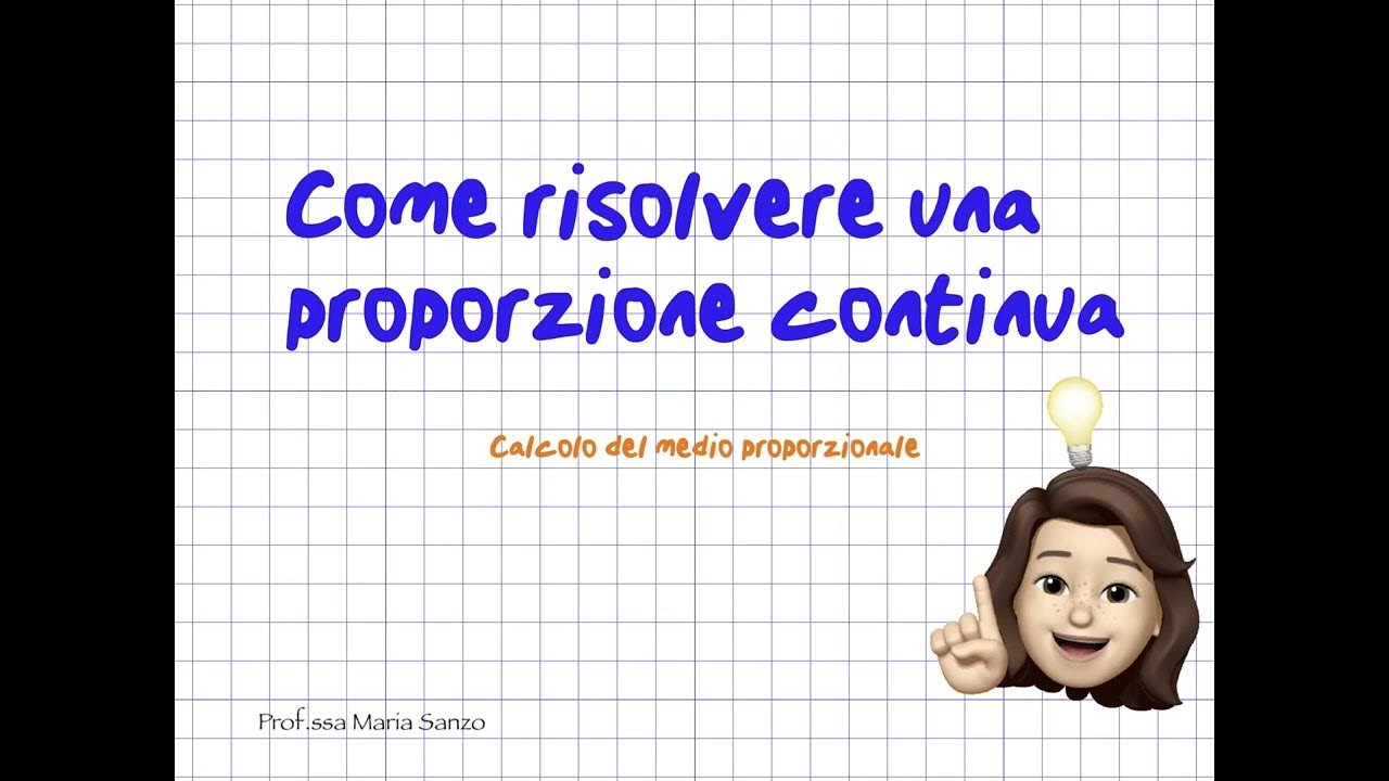 Come Risolvere Una Proporzione Continua Calcolo Del Medio come-risolvere-una-proporzione-continua-calcolo-del-medio